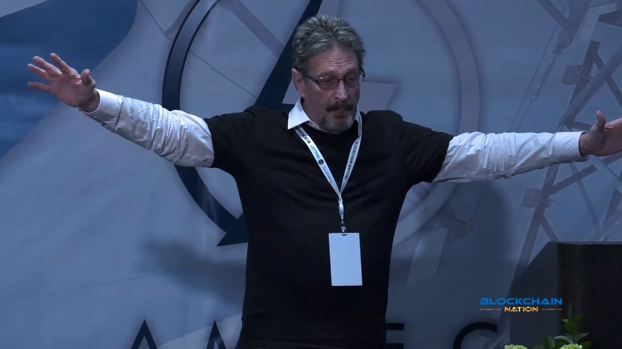 John Mcafee Sends The Media Bitcoin Debit Cards But What S The Catch