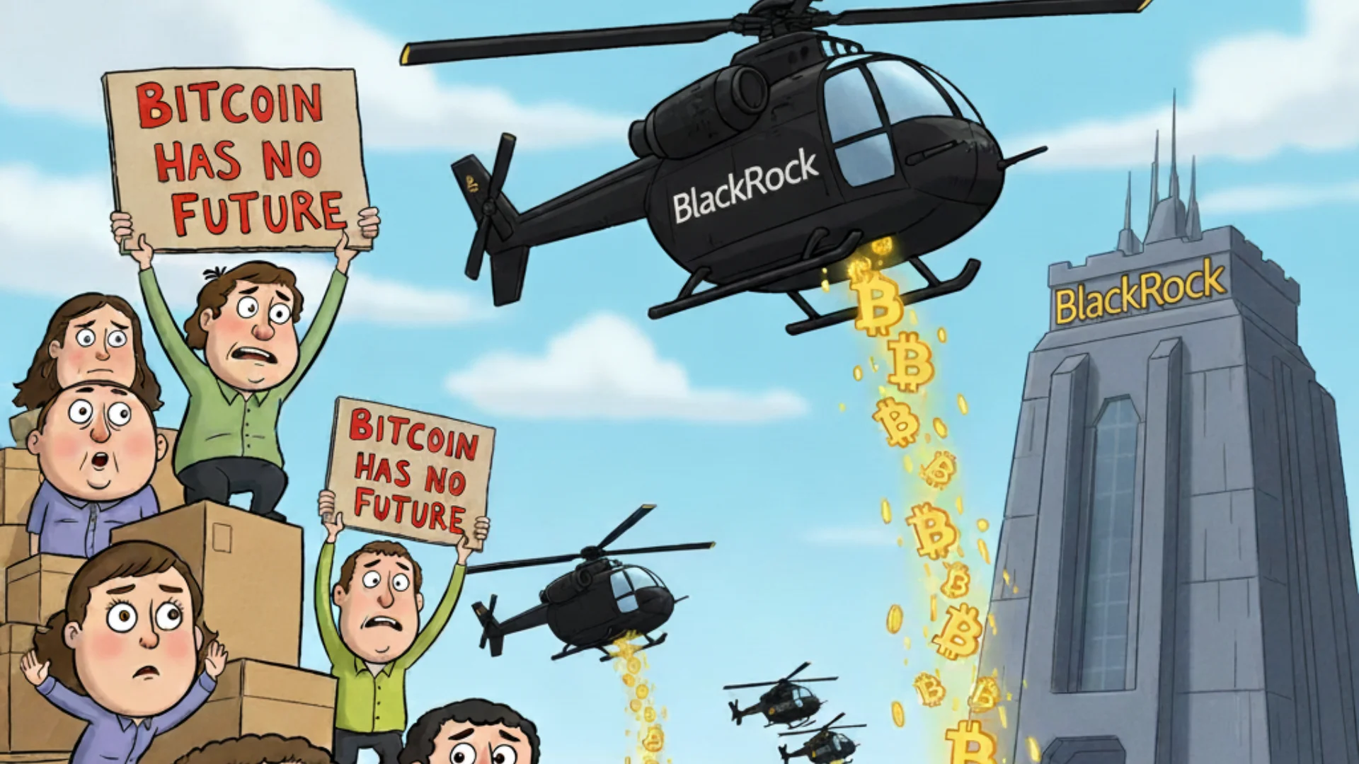 Bitcoin Has ‘No Future,’ Slams Peter Schiff, BlackRock Sells $500M ...