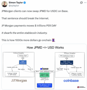 JPMorgan’s JPM Coin (JPMD) Deposit Token: It’s Not Just Another Stablecoin!