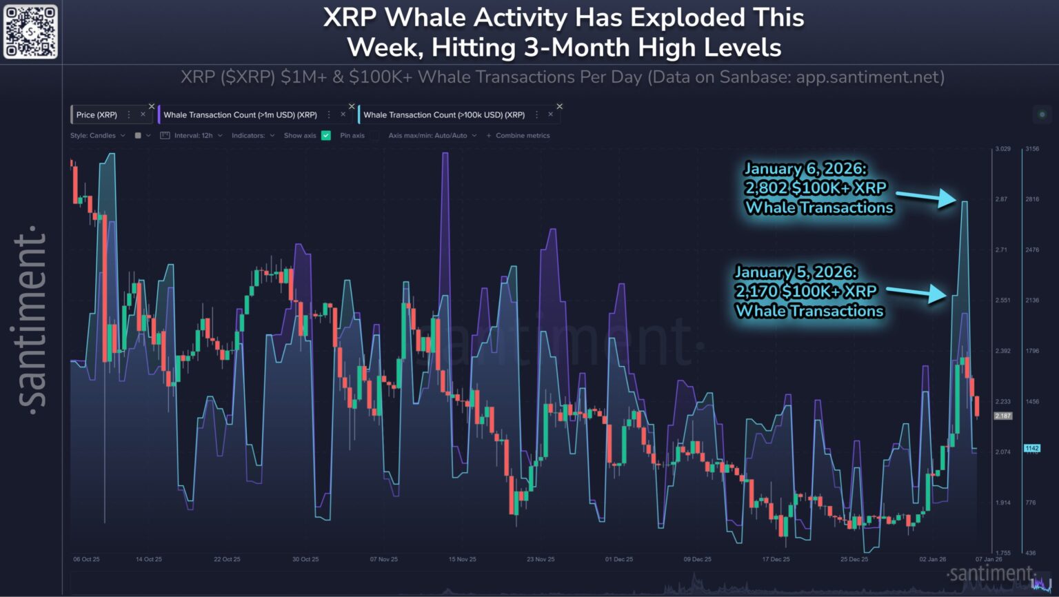 XRP Price Volatility Watch: XRPL Whale Activity Surges to 3-Month High