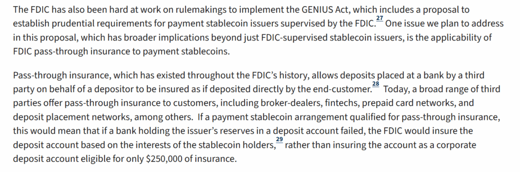 FDIC Draws the Line: $312B Stablecoin Market Won’t Get Deposit ...