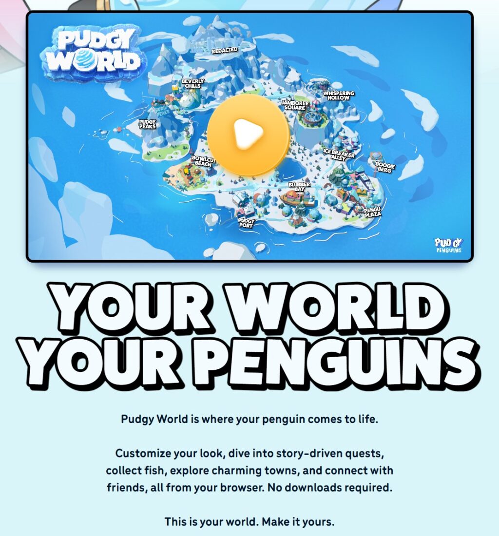 Pudgy World Launches: A Free Browser Game Bringing Web3 to Everyone