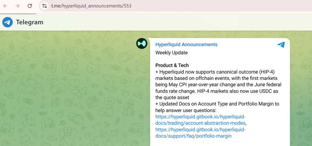 Hyperliquid HIP-4 Explained: How Outcome Markets Work